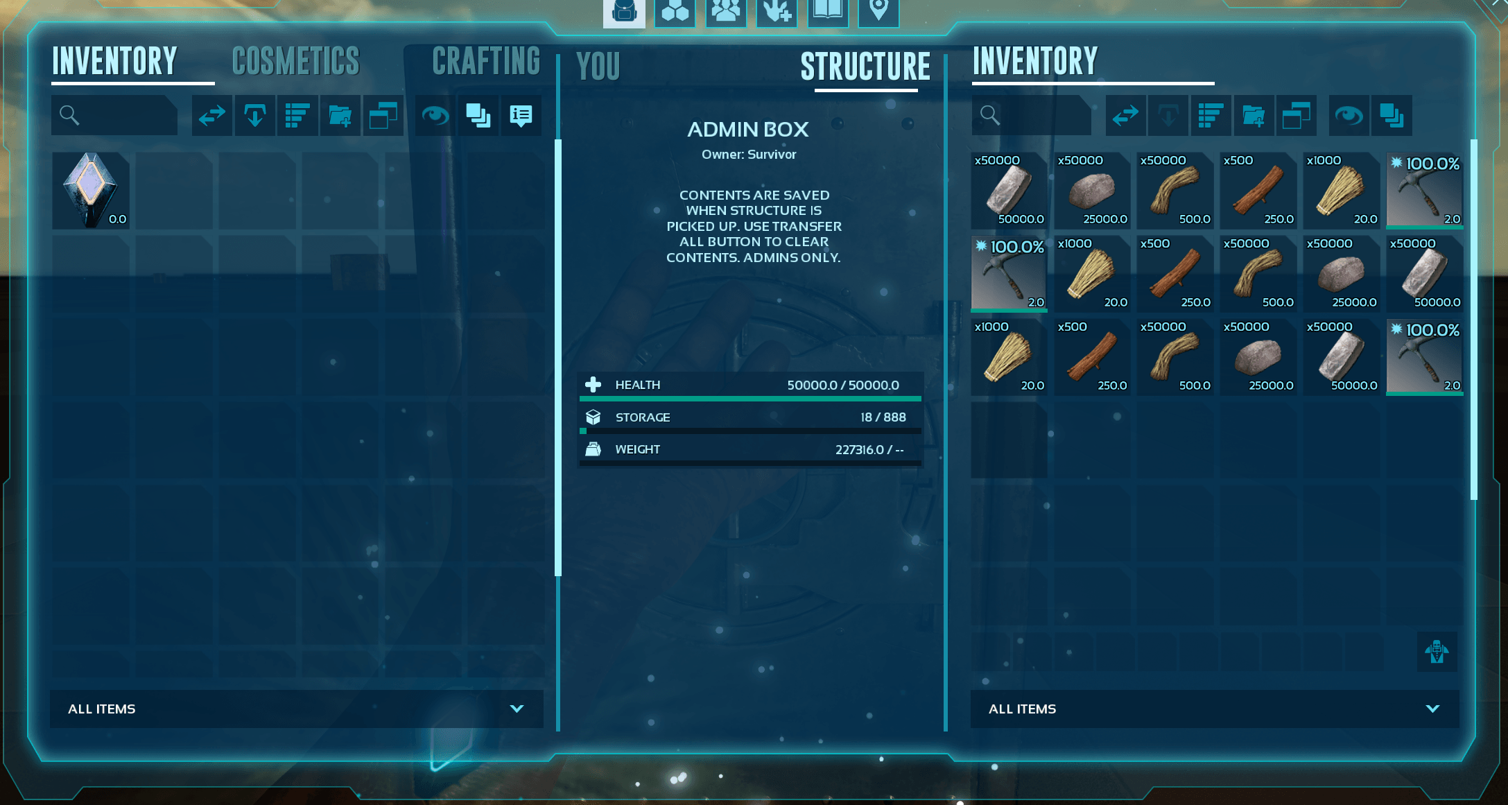 Admin Box - Ark Survival Ascended Mods - CurseForge