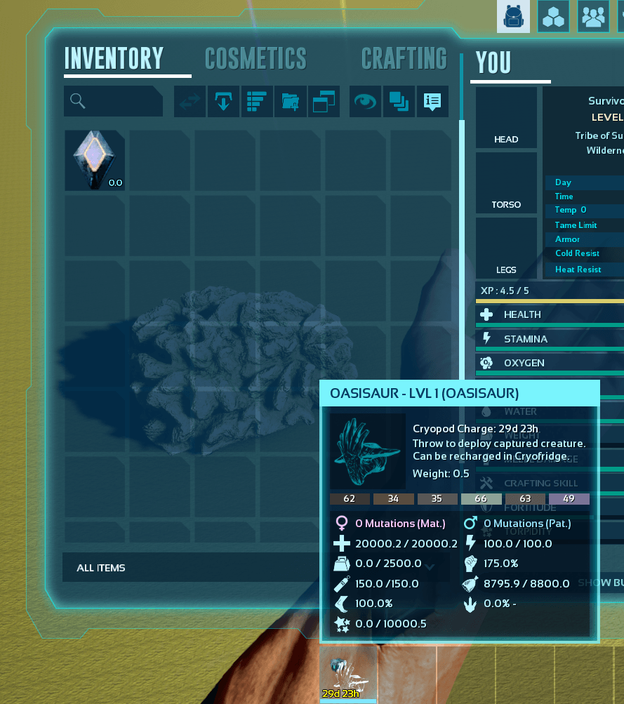 Save Oasisaur Cryopod System - Gallery - Ark Survival Ascended Mods ...