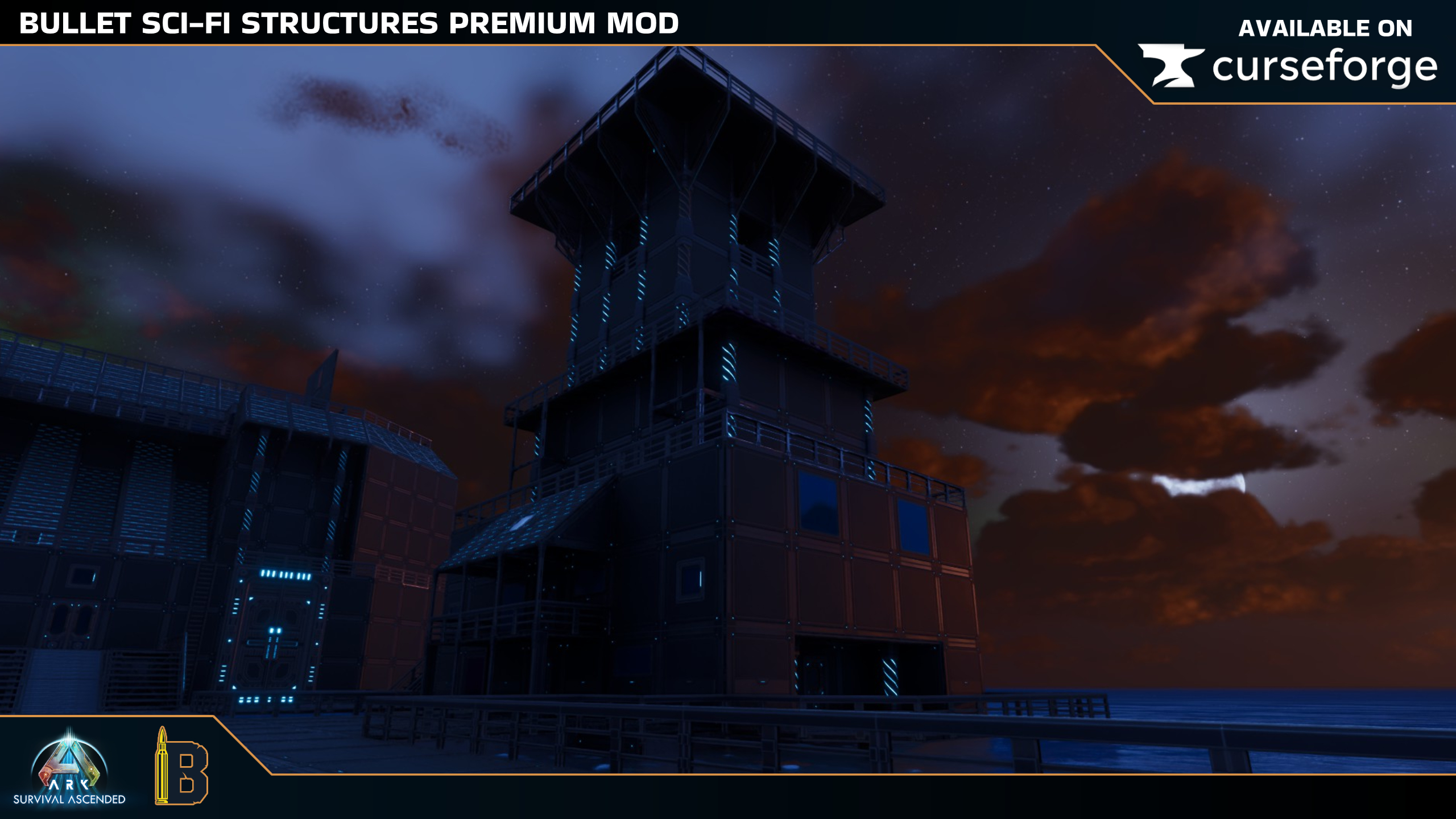 Bullet Sci-Fi Structures Premium | Skin Cosmetics - Gallery - Ark Survival Ascended Mods ...