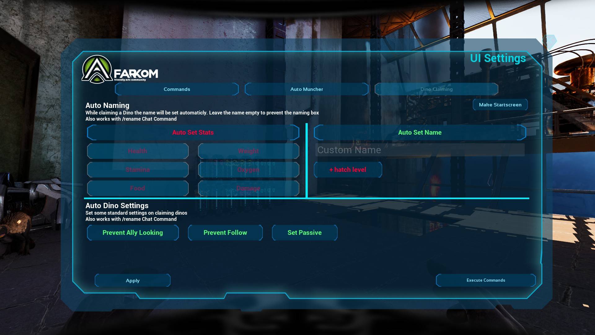 Farkom UI - Ark Survival Ascended Mods - CurseForge