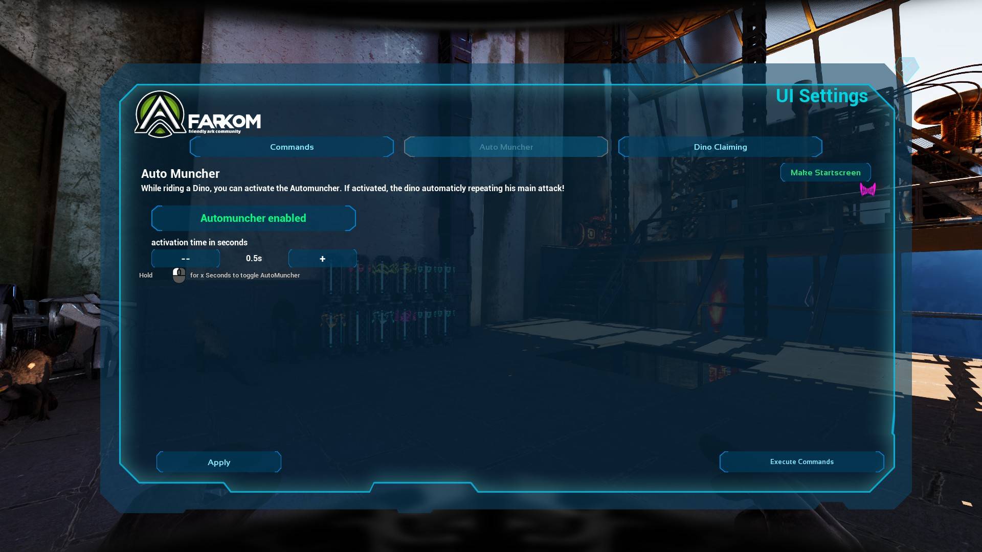 Farkom UI - Ark Survival Ascended Mods - CurseForge