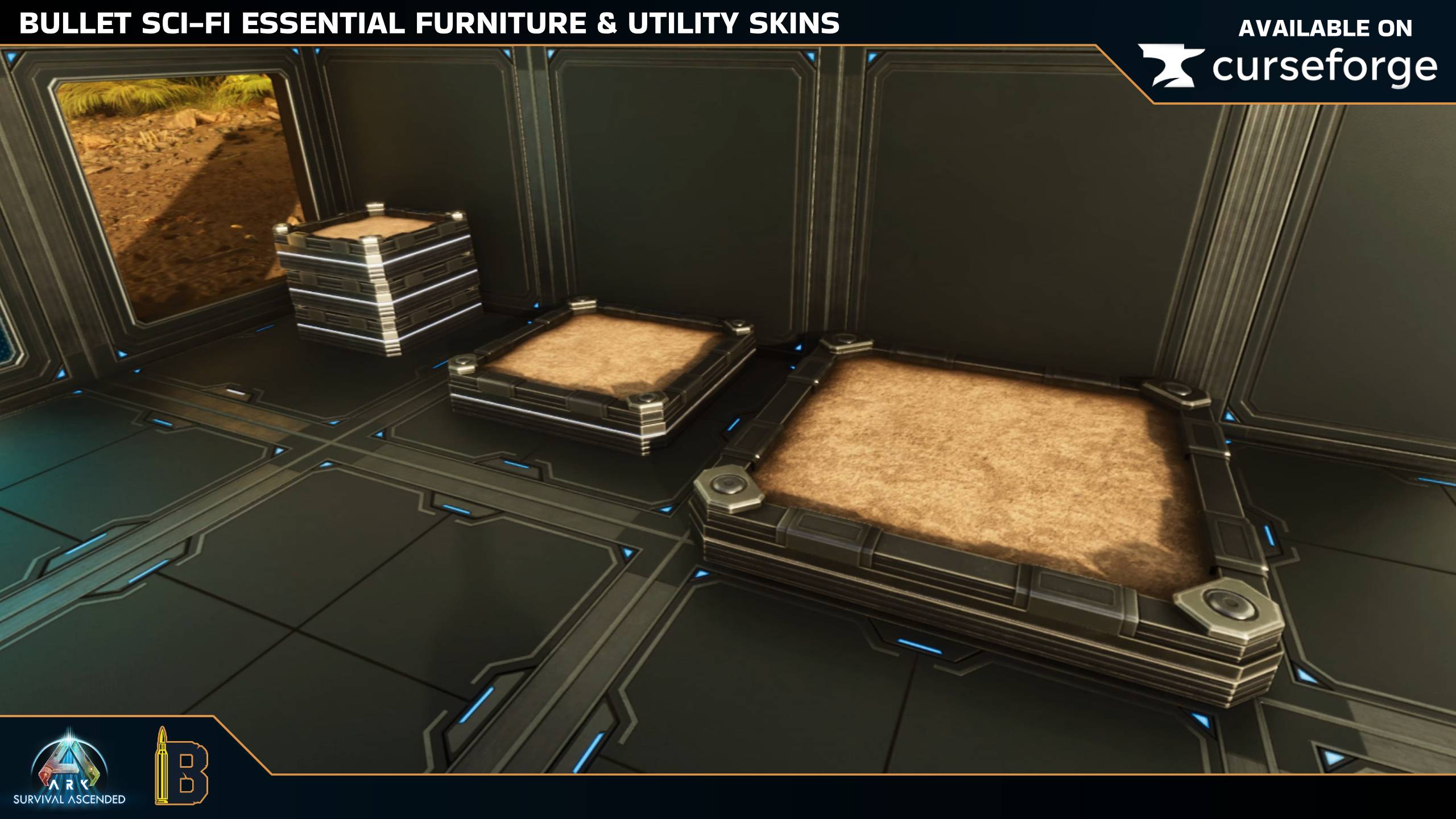Bullet Sci-fi Essential Furniture & Utility Skins (Official Servers supported) - Gallery - Ark ...