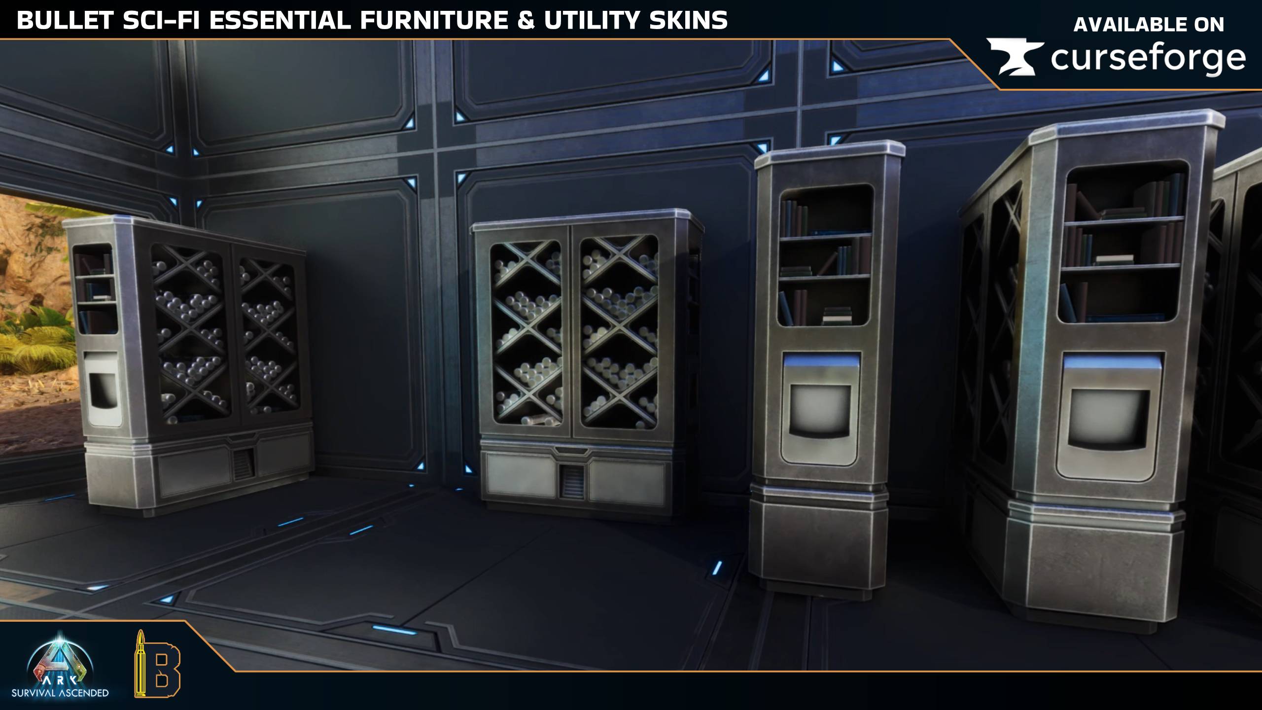 Bullet Sci-fi Essential Furniture & Utility Skins (Official Servers ...