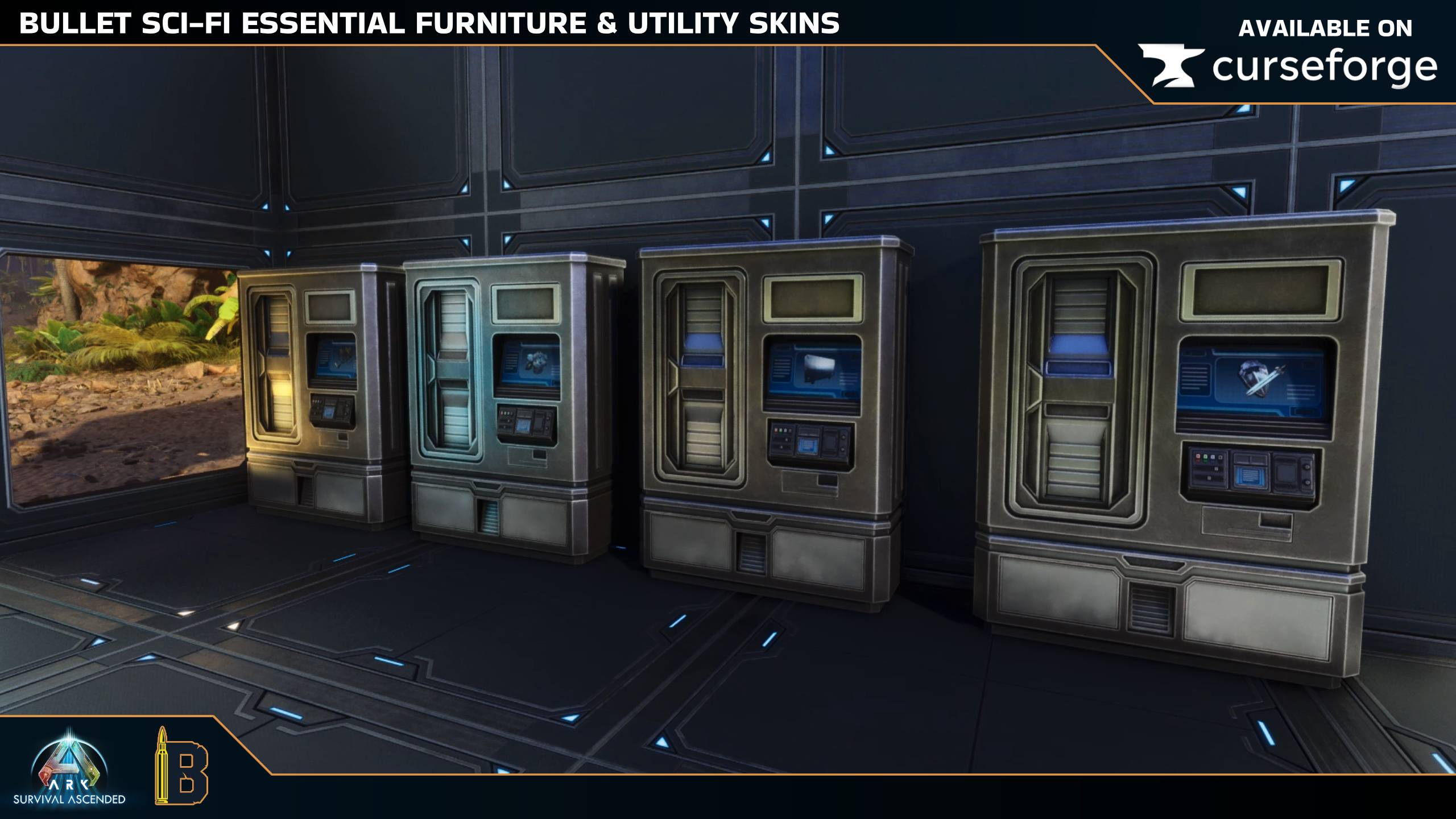 Bullet Sci-fi Essential Furniture & Utility Skins (Official Servers ...