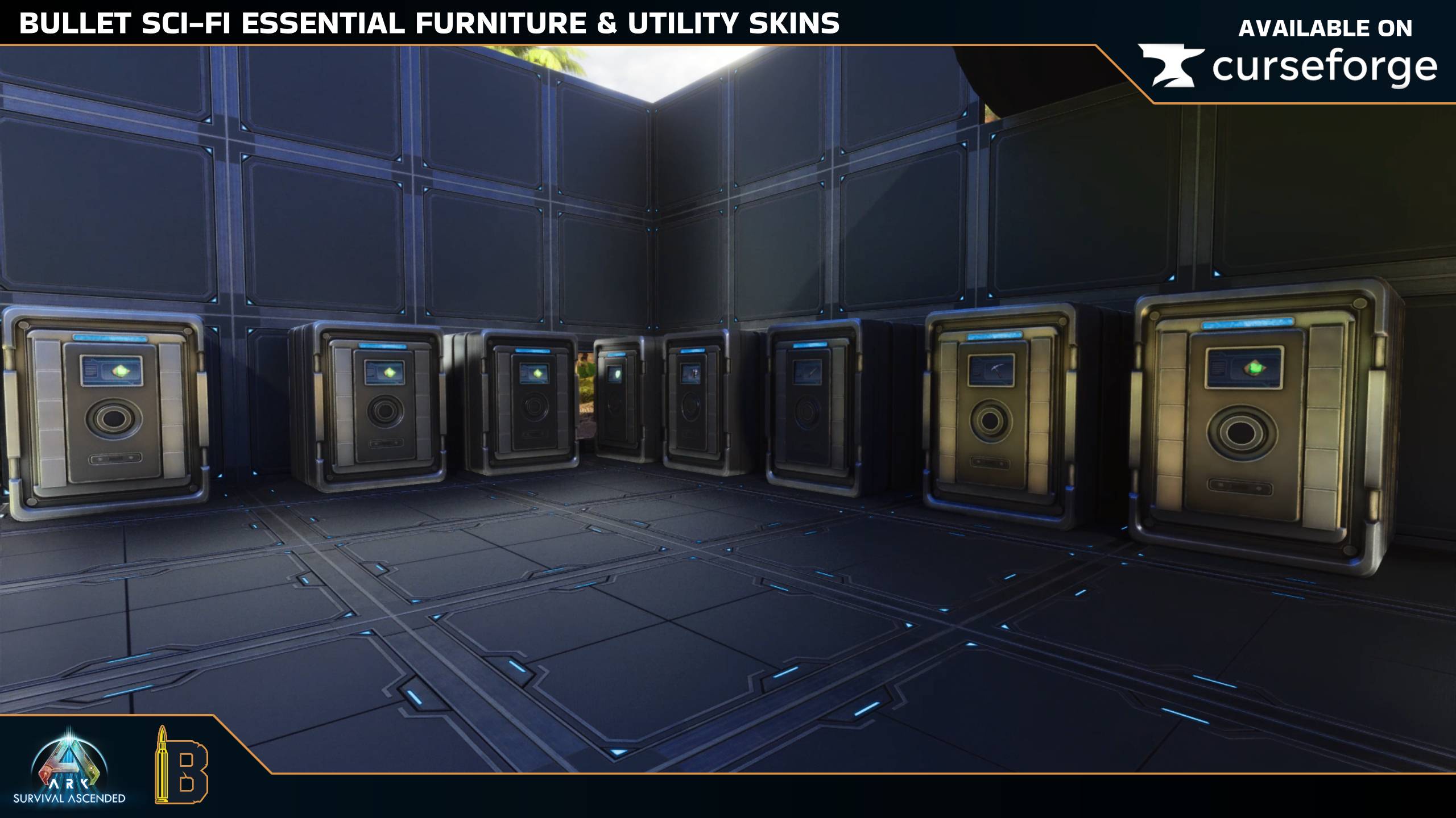Bullet Sci-fi Essential Furniture & Utility Skins (Official Servers supported) - Gallery - Ark ...