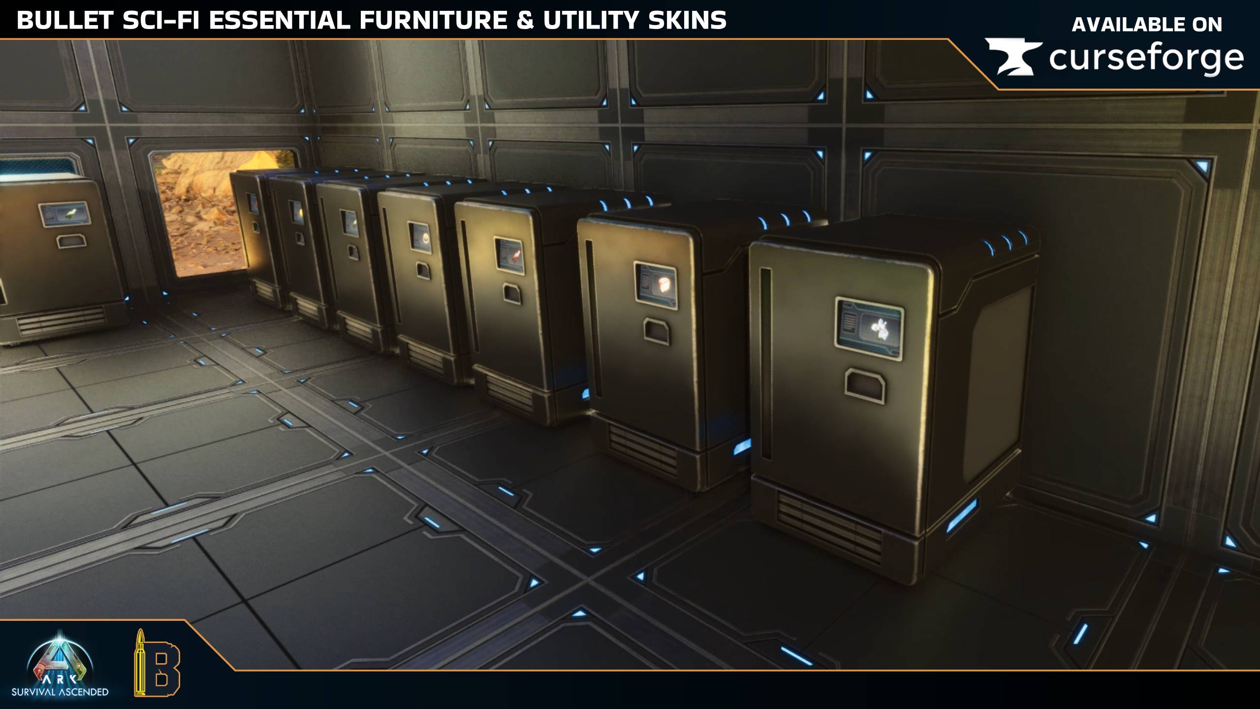 Bullet Sci-fi Essential Furniture & Utility Skins (Official Servers supported) - Gallery - Ark ...