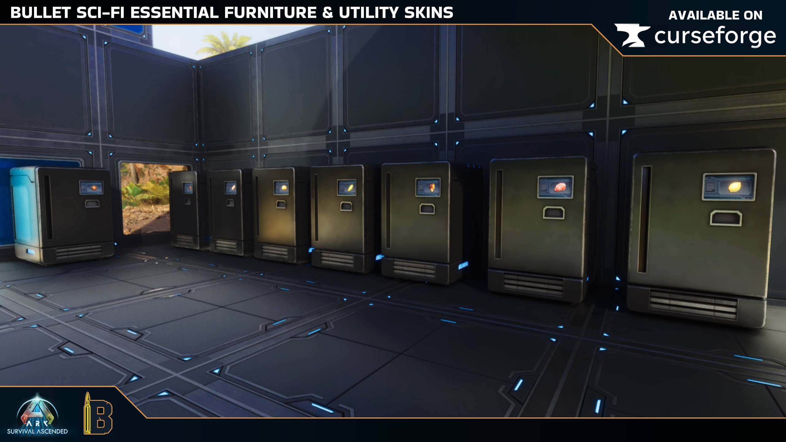 Bullet Sci-fi Essential Furniture & Utility Skins (Official Servers supported) - Gallery - Ark ...