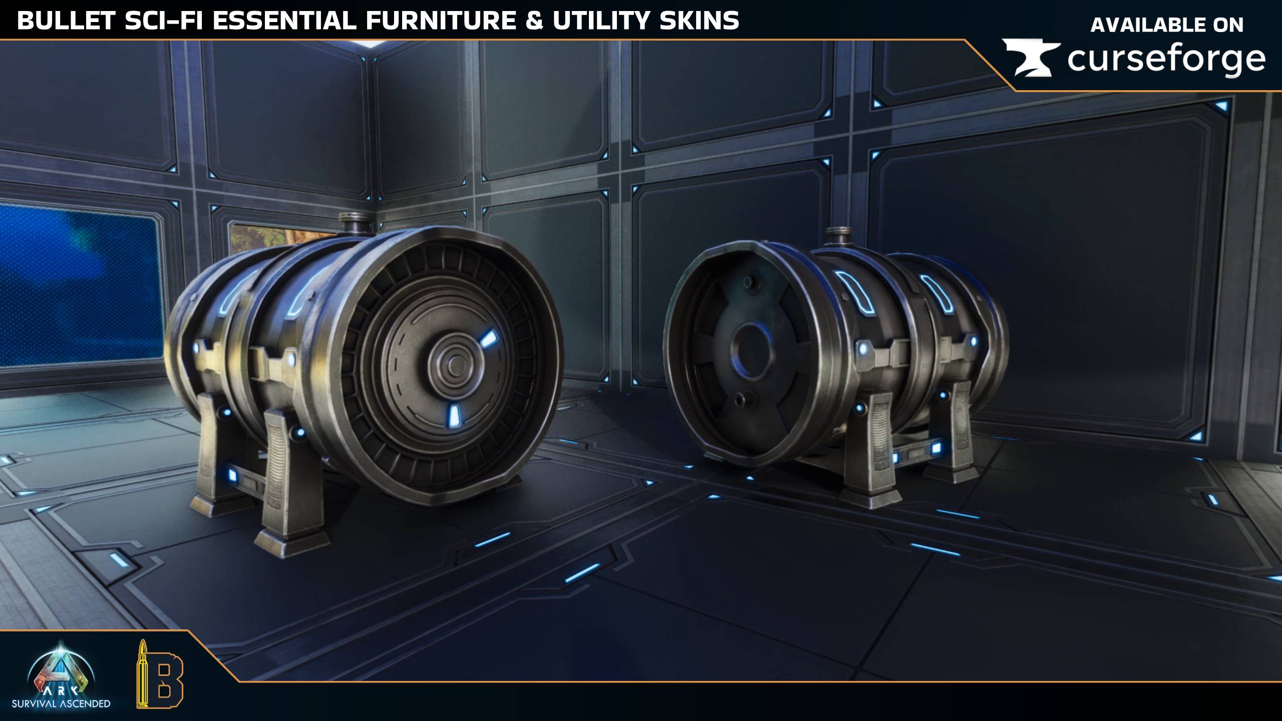 Bullet Sci-fi Essential Furniture & Utility Skins (Official Servers ...
