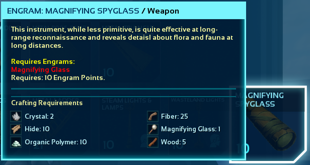 Magnifying Spyglass - Gallery - Ark Survival Ascended Mods - CurseForge