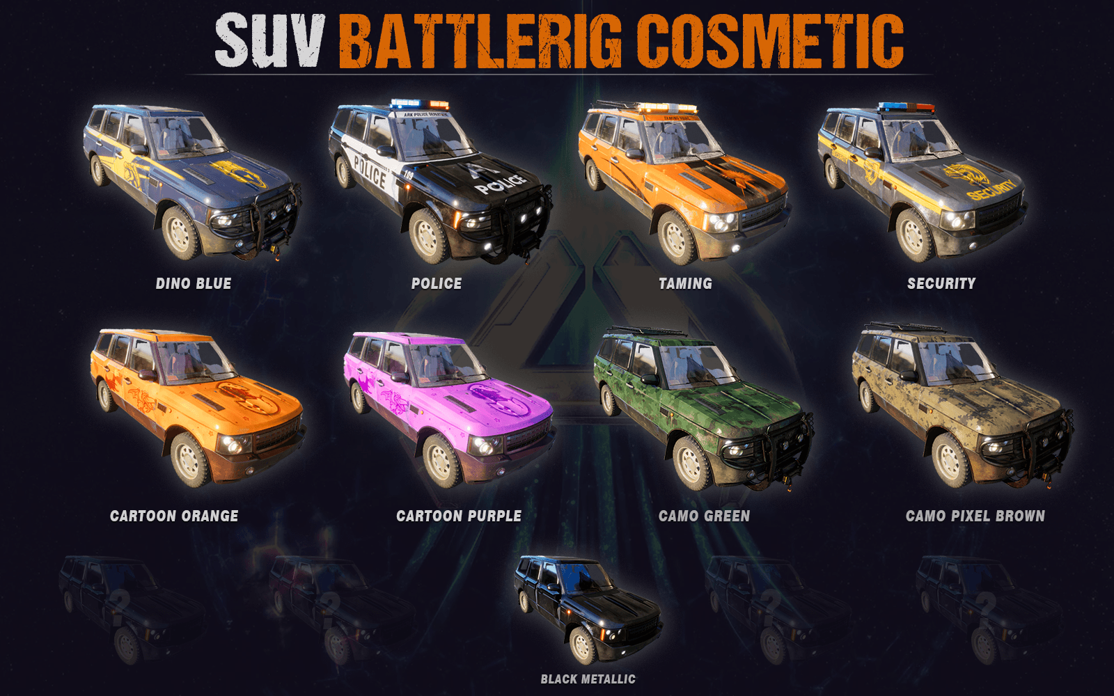 SUV Battlerig Cosmetic - Gallery - Ark Survival Ascended Mods - CurseForge