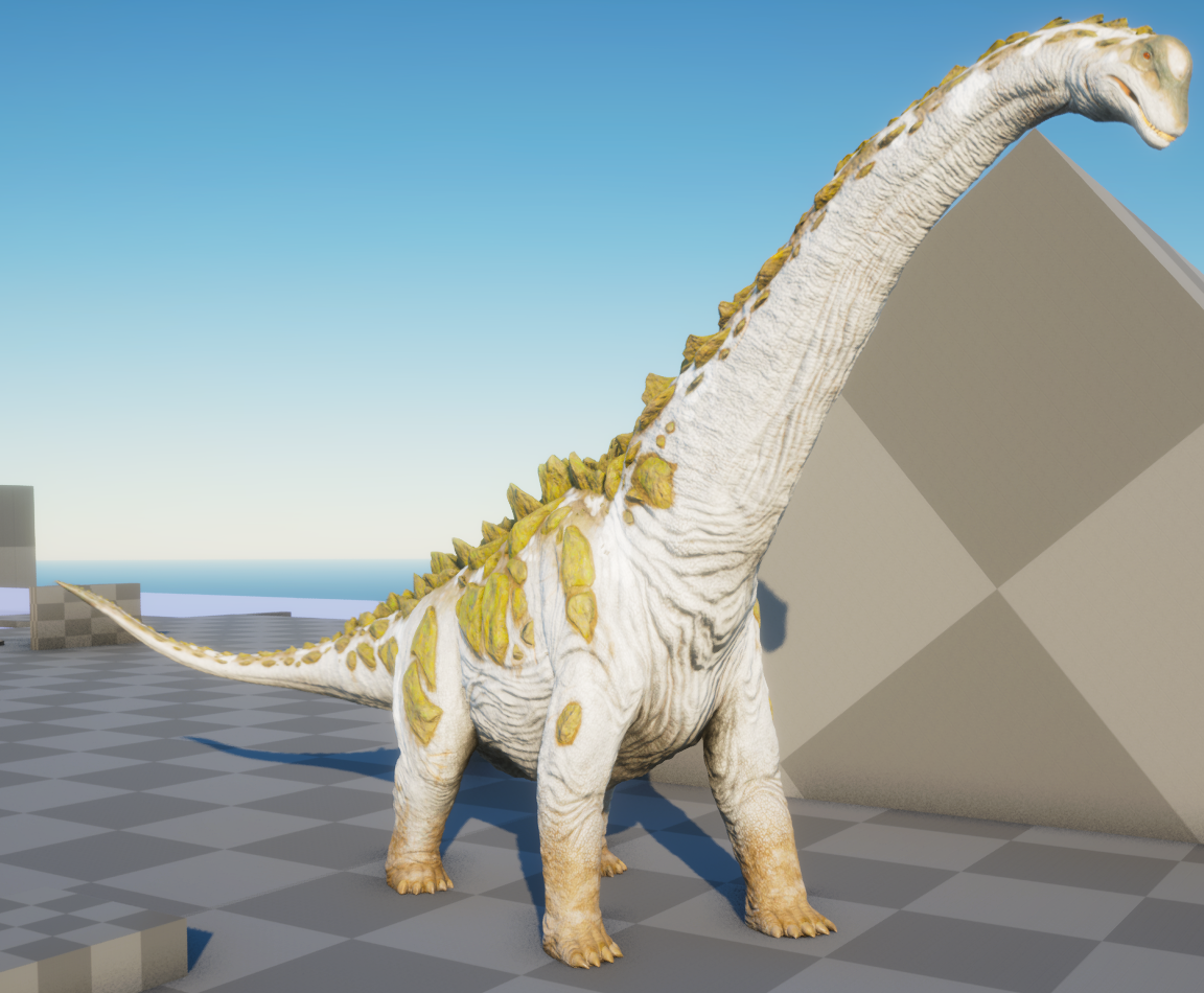 Titanosaur Dreadnoughtus Costume! - Gallery - Ark Survival Ascended ...