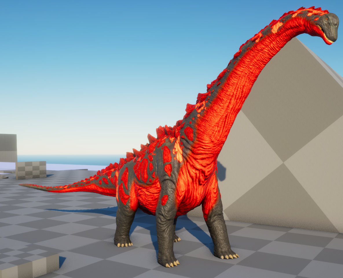 Titanosaur Dreadnoughtus Costume! - Gallery - Ark Survival Ascended ...