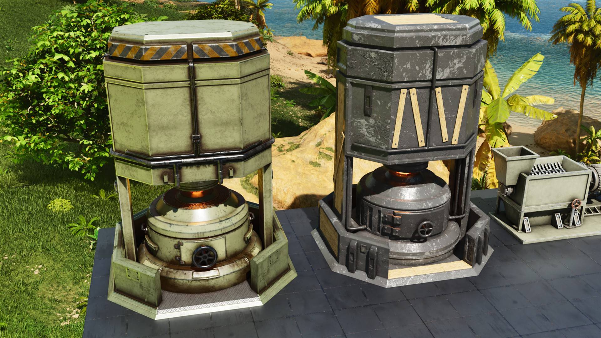 Fortified Wood Stations Skin - Gallery - Ark Survival Ascended Mods ...