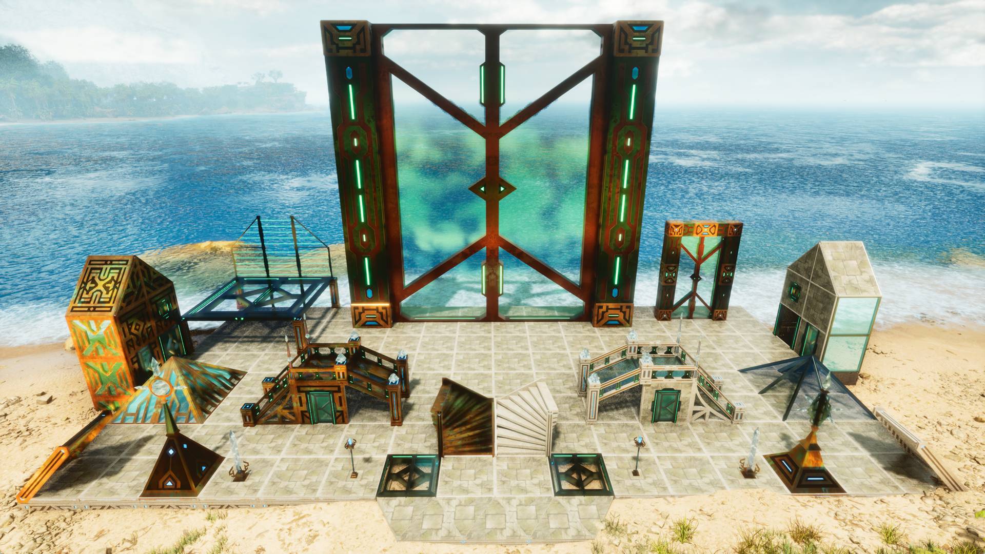 Ancient High-Tech Structure Skins - Ark Survival Ascended Mods - CurseForge