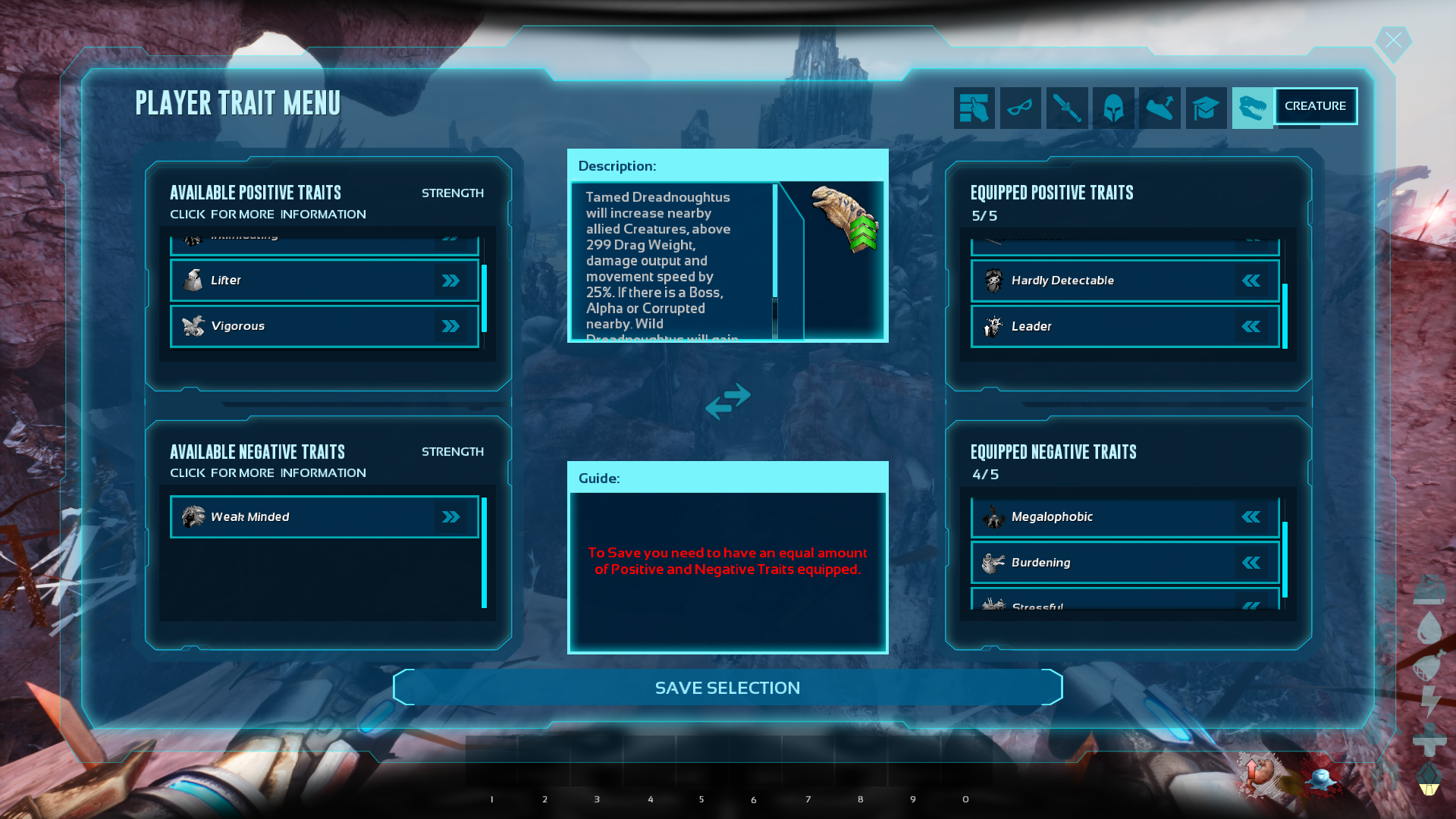 Traits for Players - Gallery - Ark Survival Ascended Mods - CurseForge