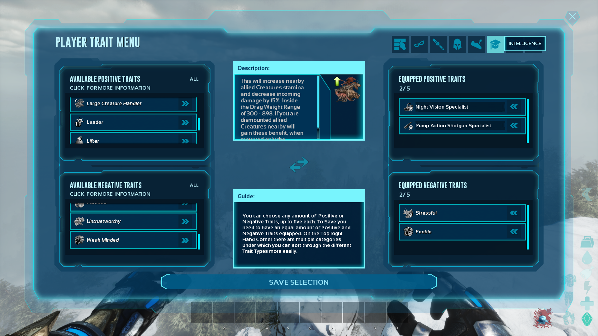 Traits for Players - Gallery - Ark Survival Ascended Mods - CurseForge