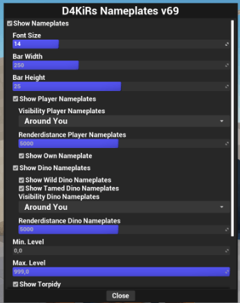 Nameplates (With Stats) - Ark Survival Ascended Mods - CurseForge