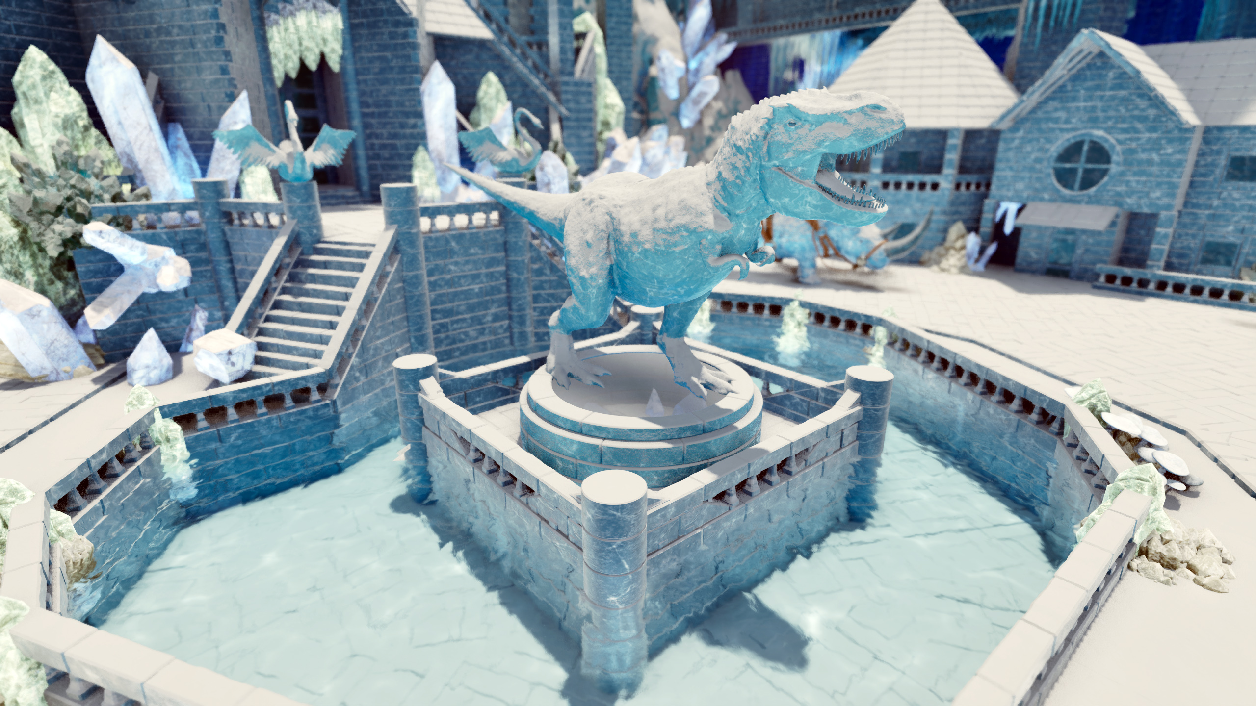 Elemental FIRE & ICE Skins - Gallery - Ark Survival Ascended Mods ...