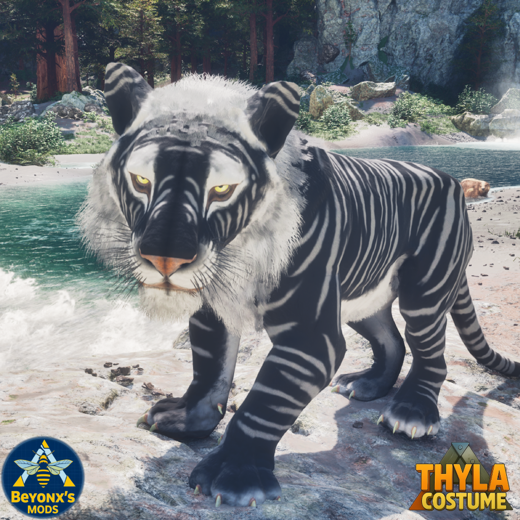 Tiger Thyla Costume! - Gallery - Ark Survival Ascended Mods - CurseForge