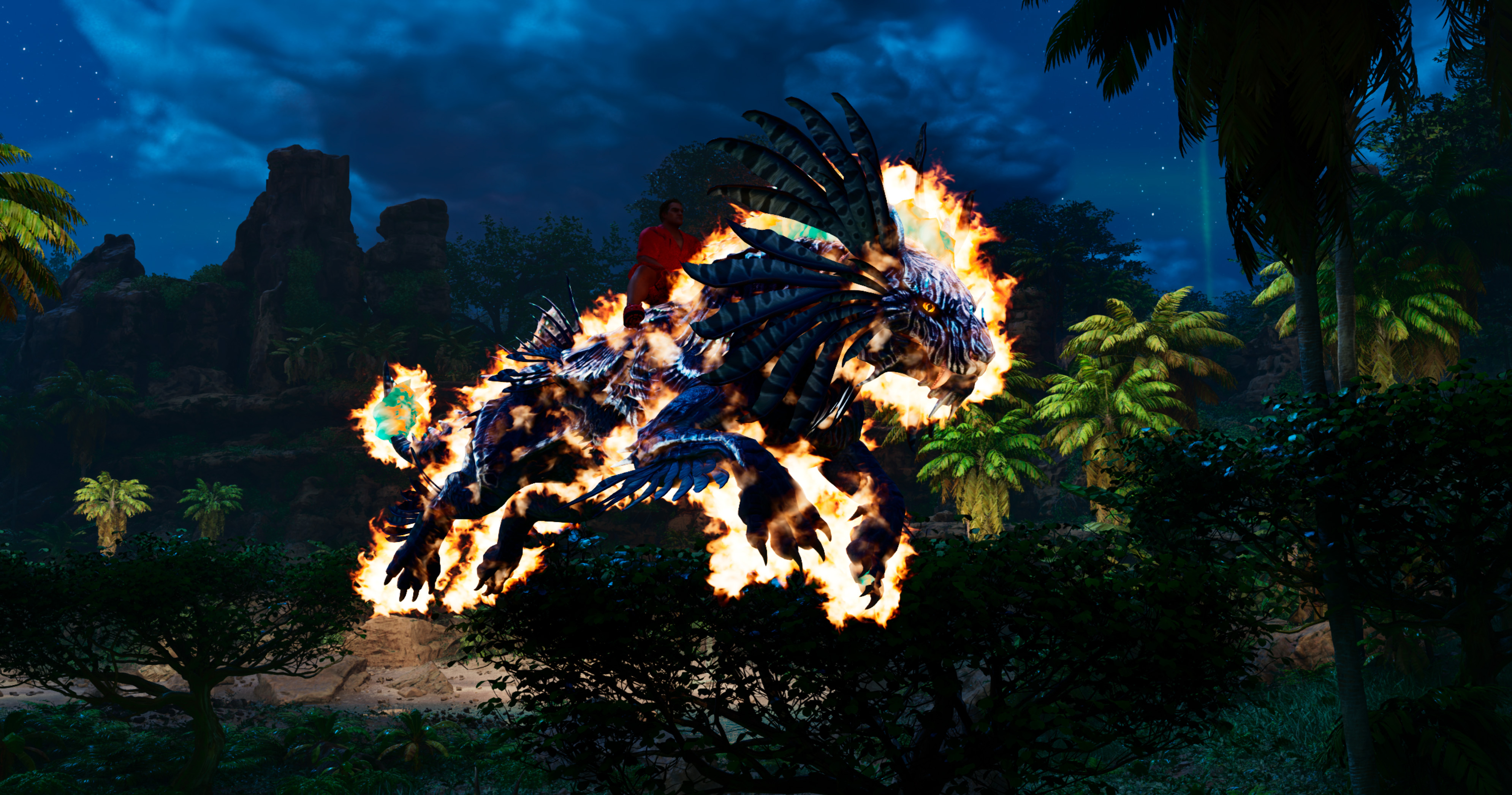 Fire Mane - skin costume - Gallery - Ark Survival Ascended Mods ...