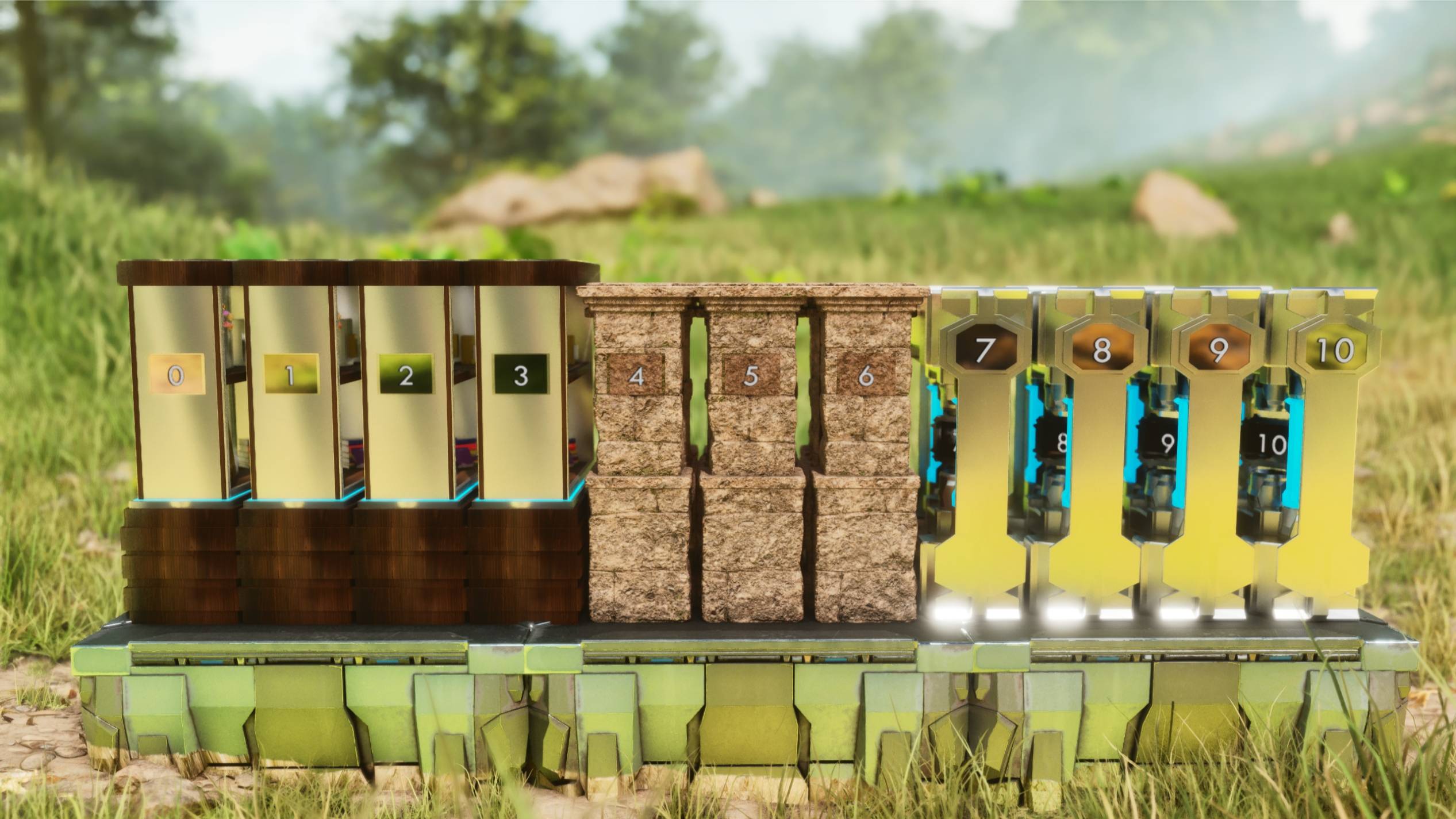 Vaults & Storages Catalogue - Custom Cosmetics - Ark Survival Ascended ...