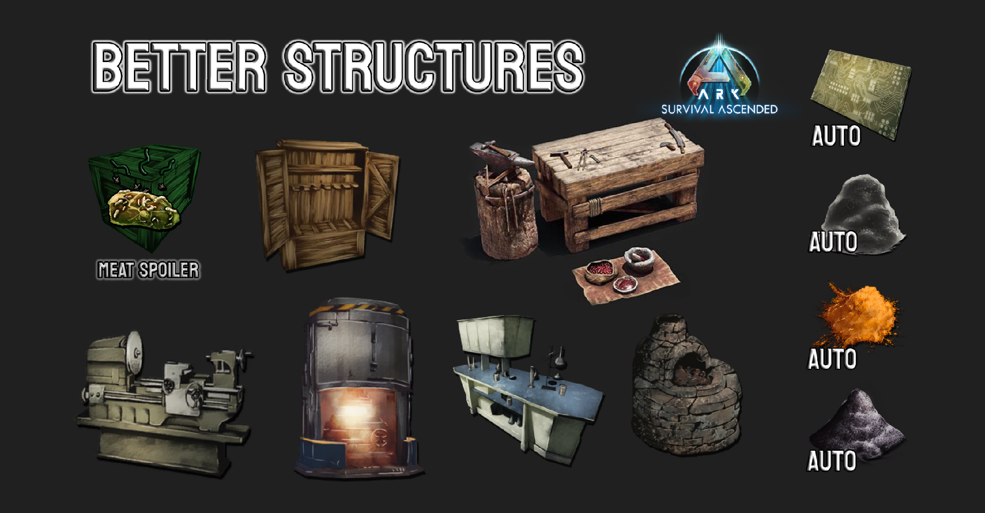 Better Structures (Crossplay) - Gallery - Ark Survival Ascended Mods ...