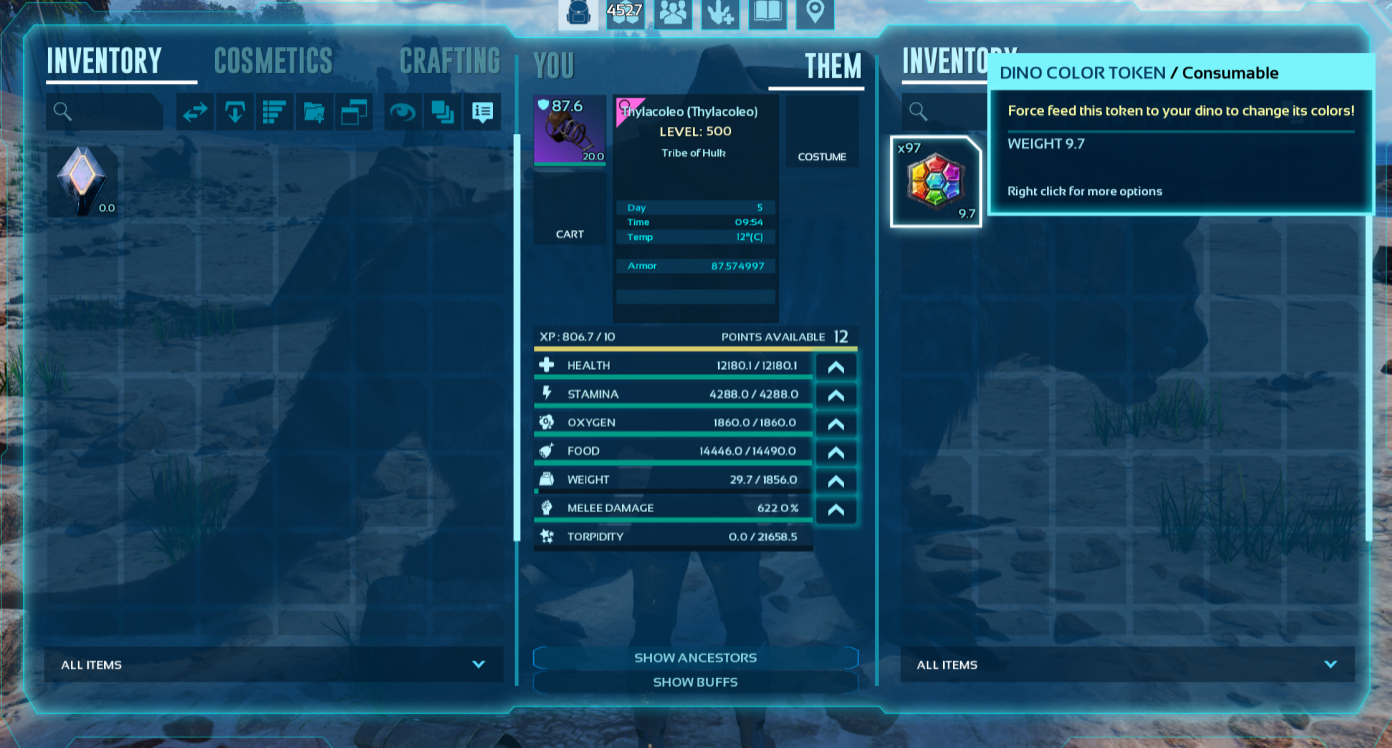 Dino Color Tokens - Gallery - Ark Survival Ascended Mods - CurseForge