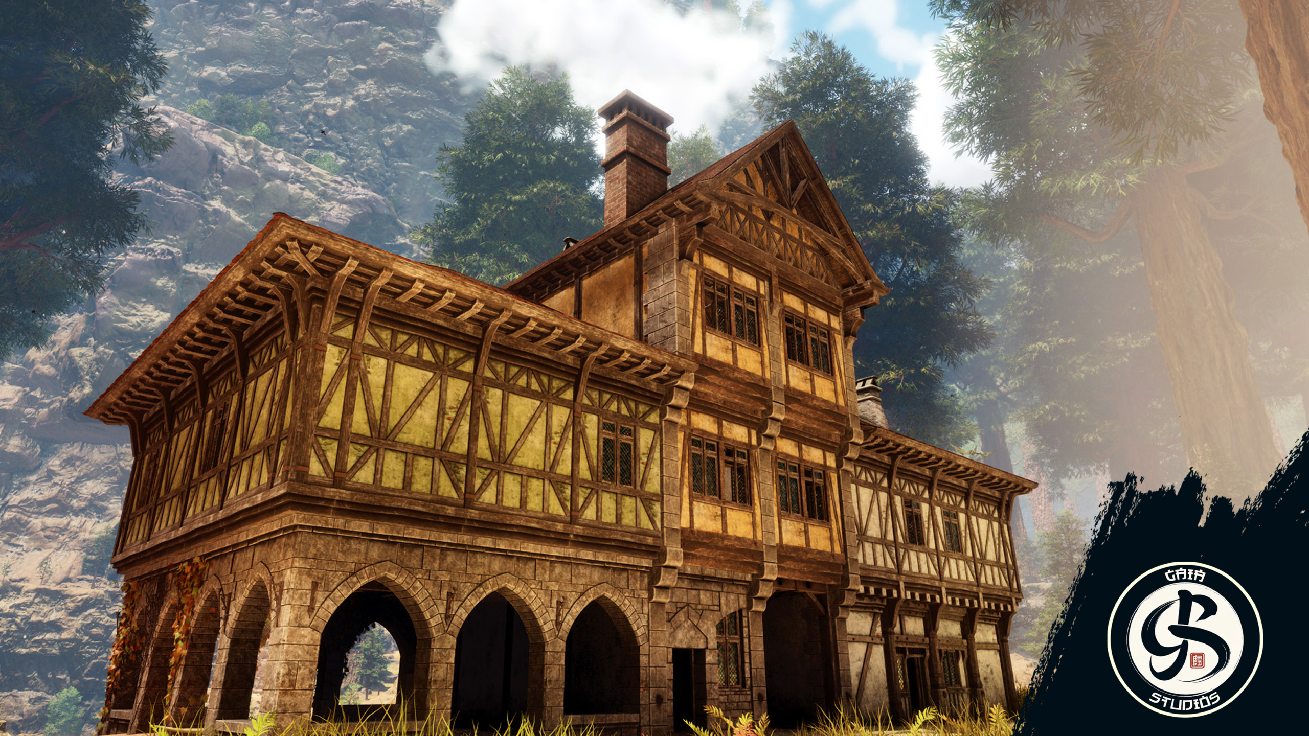 Prefabs: Medieval Town | Gaia Studios - Gallery - Ark Survival Ascended ...