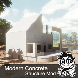 DaniTech Concrete Style Structure Skin - File - Ark Survival Ascended ...